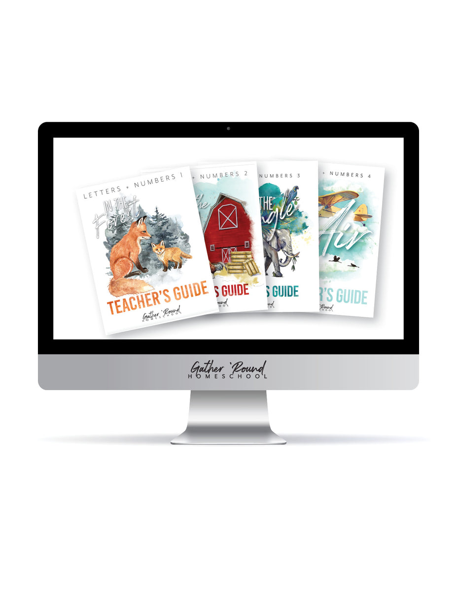 Letters + Numbers Digital Full Year Bundle – Gather 'Round Homeschool USA
