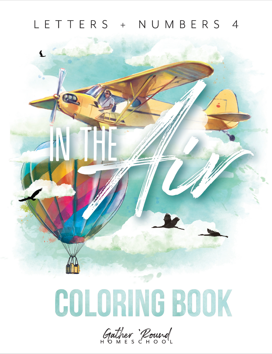 Letters + Numbers 4: Coloring Book – Gather 'Round Homeschool USA