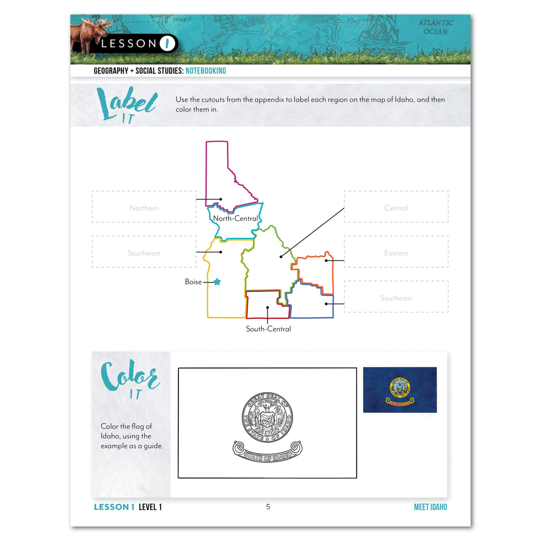 Fifty States: Idaho (Digital Bundle) – Gather 'Round Homeschool USA