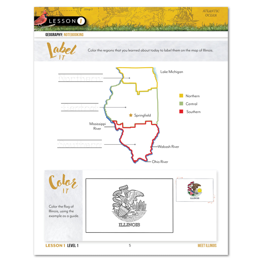 Fifty States: Illinois (Digital Bundle) – Gather 'Round Homeschool USA