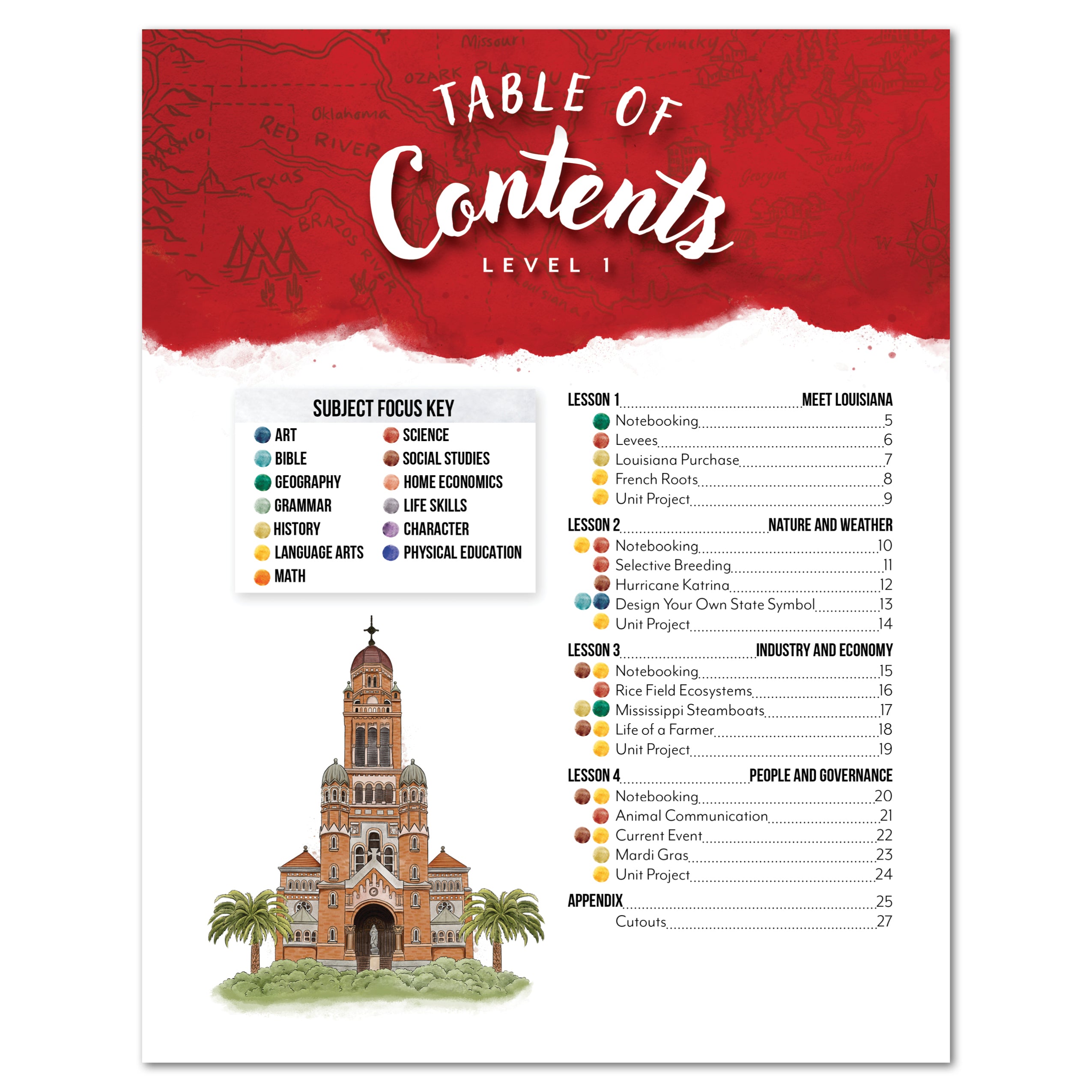 Fifty States: Louisiana (Digital Bundle) – Gather 'Round Homeschool USA