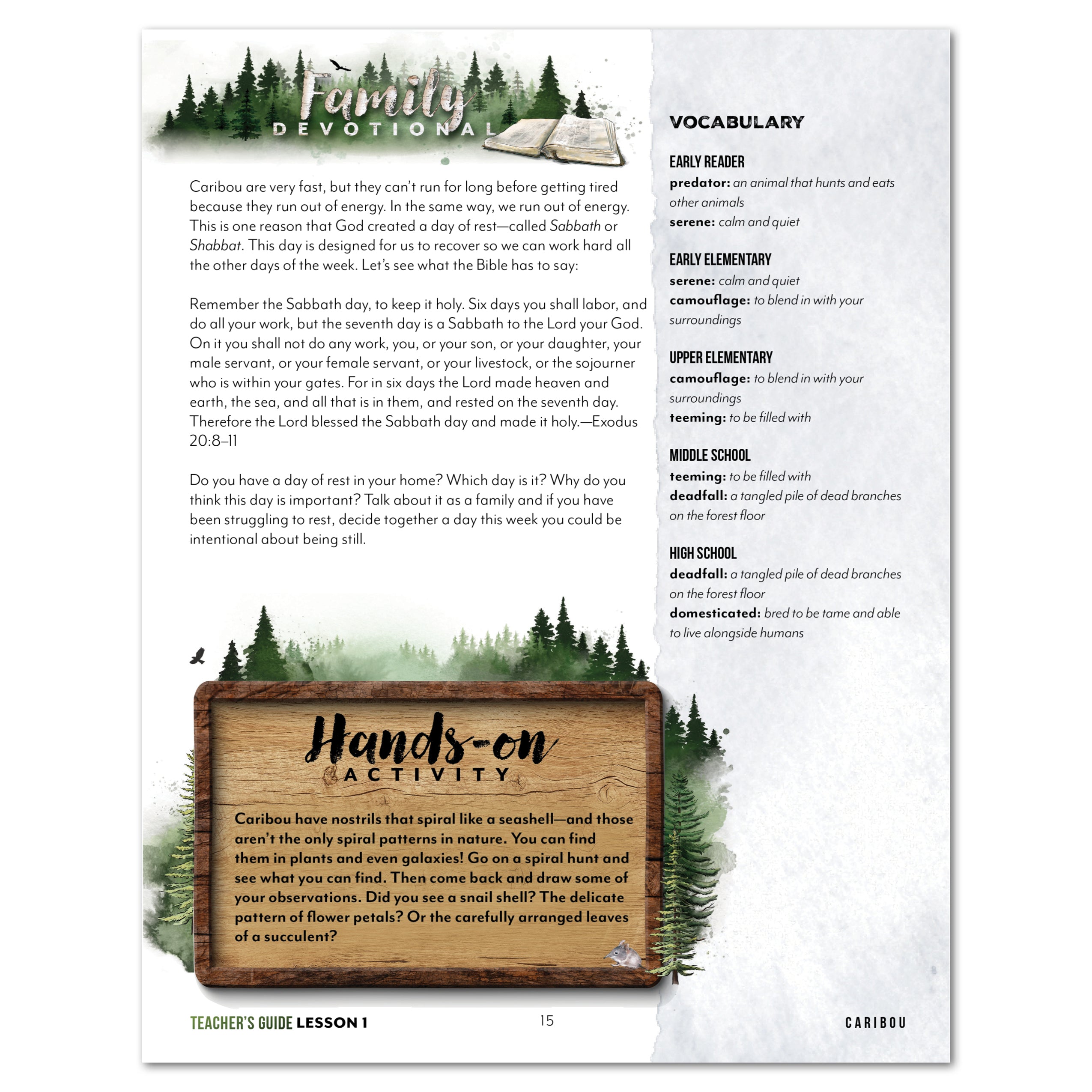 North American Forest Animals Unit (Digital Bundles) – Gather 'Round ...