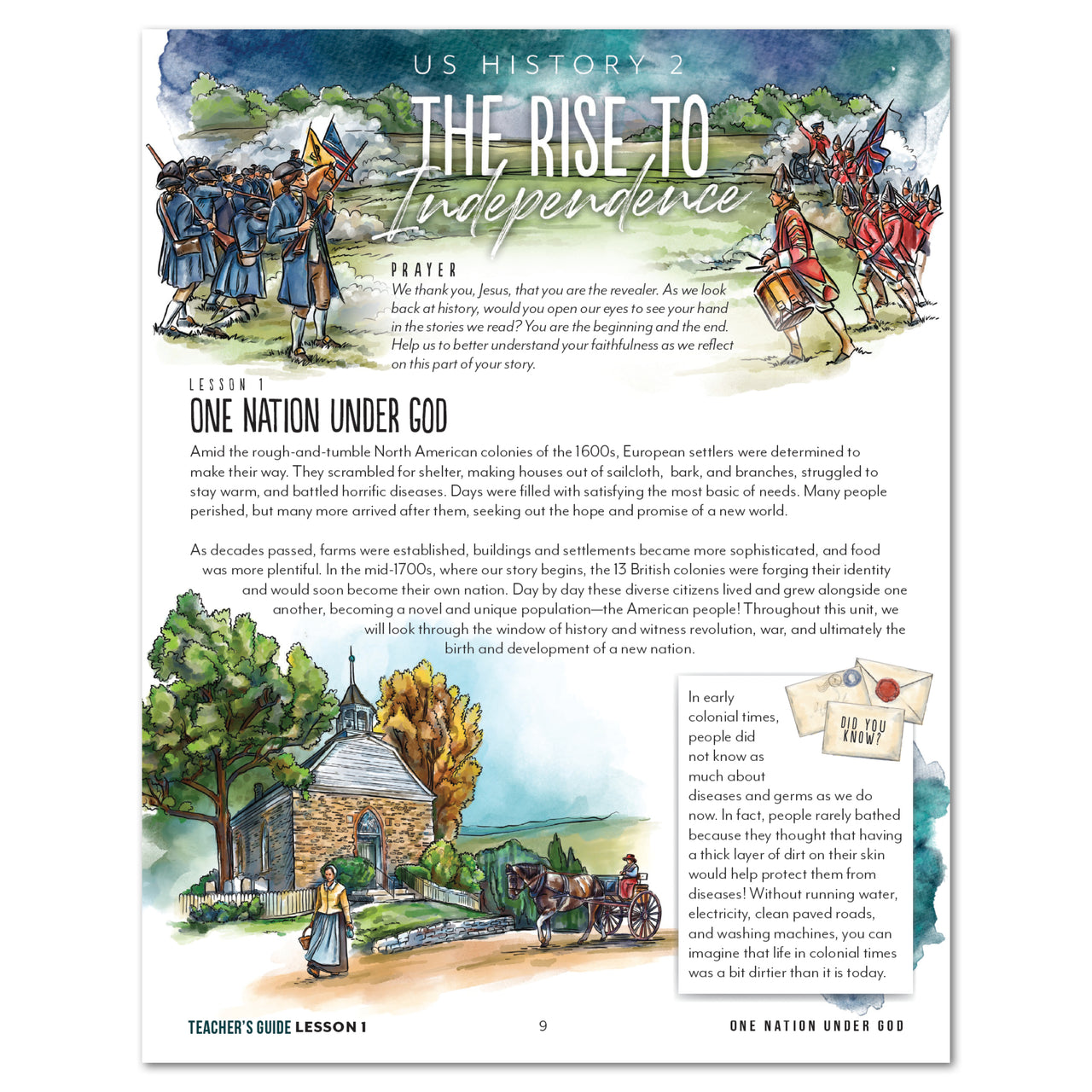 US History 2 Unit (Printed Books) – Gather 'Round Homeschool USA