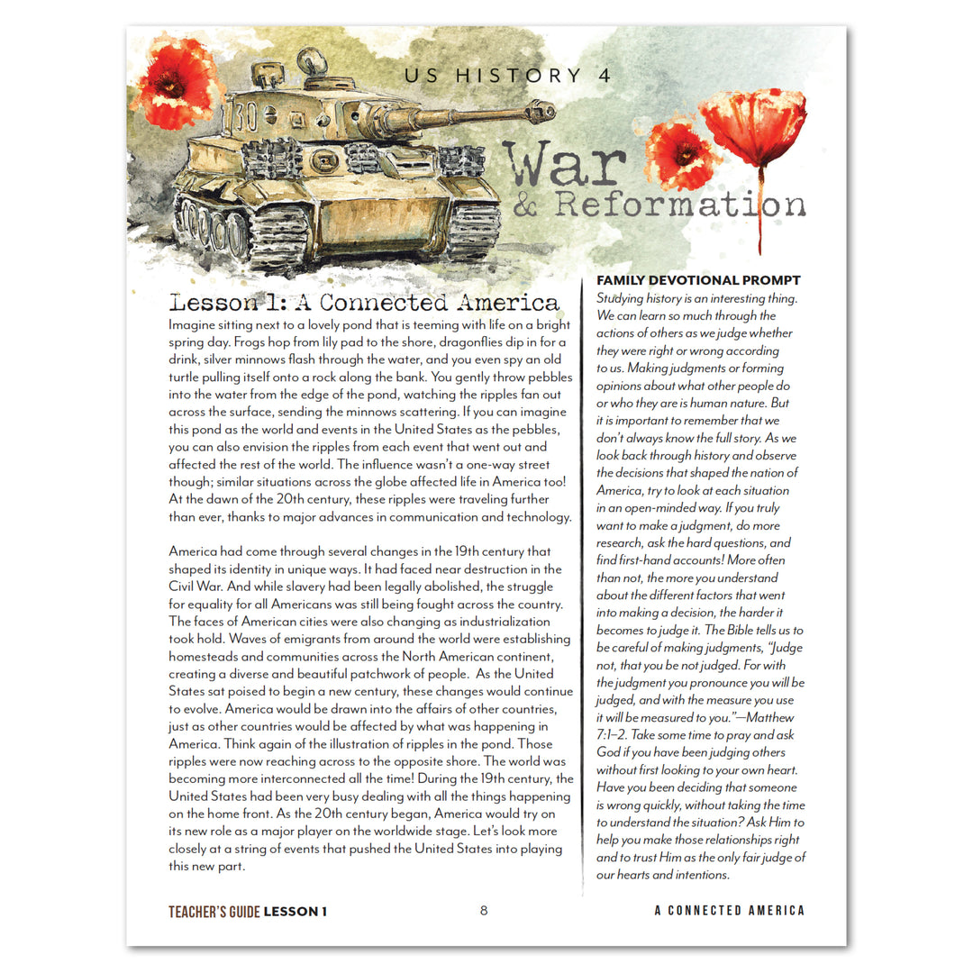 US History 4 Unit (Printed Books) – Gather 'Round Homeschool USA