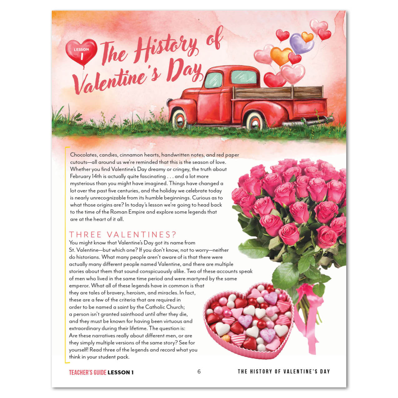 Valentine's Day Unit (Printed Books) – Gather 'Round Homeschool USA