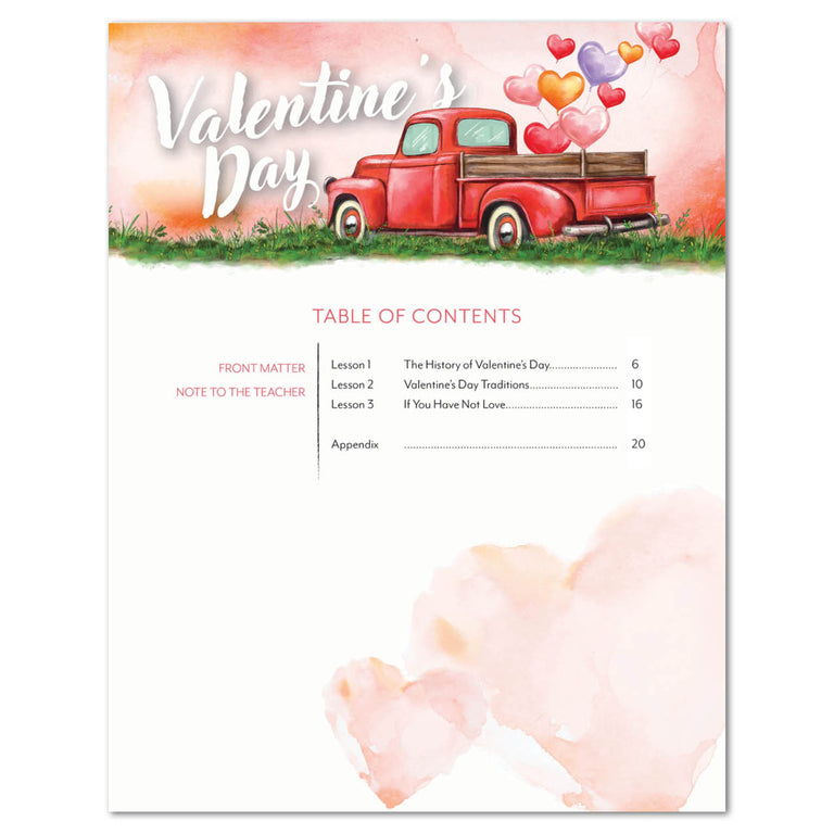 Valentine's Day Unit (Digital Bundles) – Gather 'Round Homeschool USA