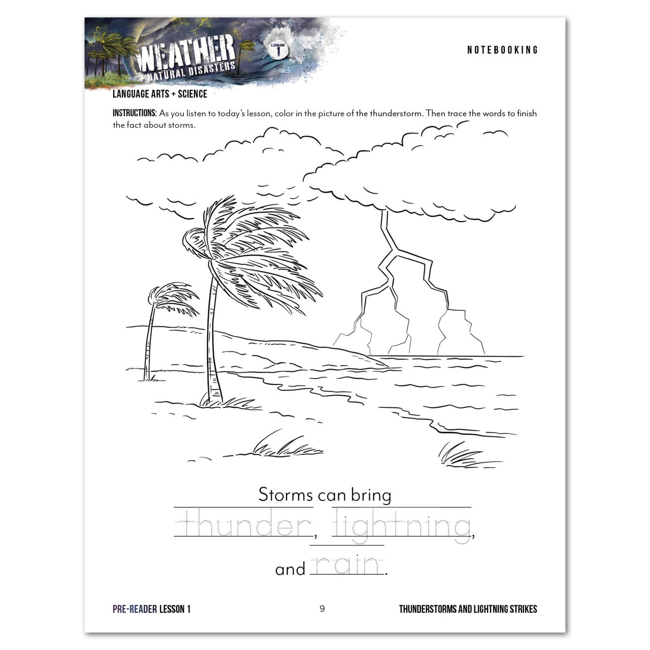 Weather and Natural Disasters Unit (Printed Books) – Gather 'Round ...