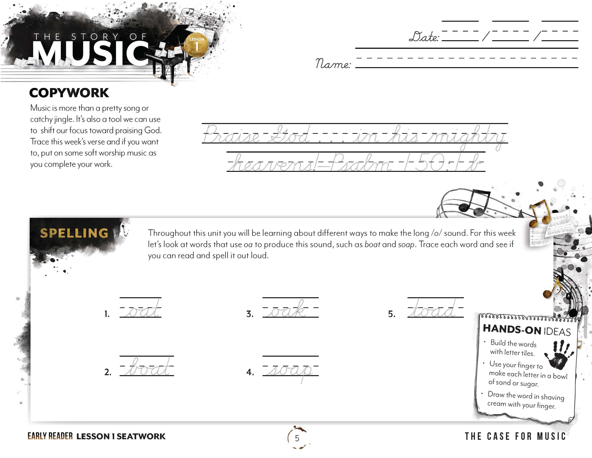 Music Seatwork Books – Gather 'Round Homeschool USA