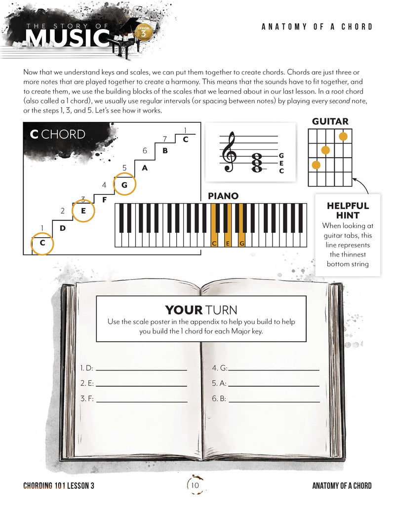 Chording 101 Printed Book – Gather 'Round Homeschool USA