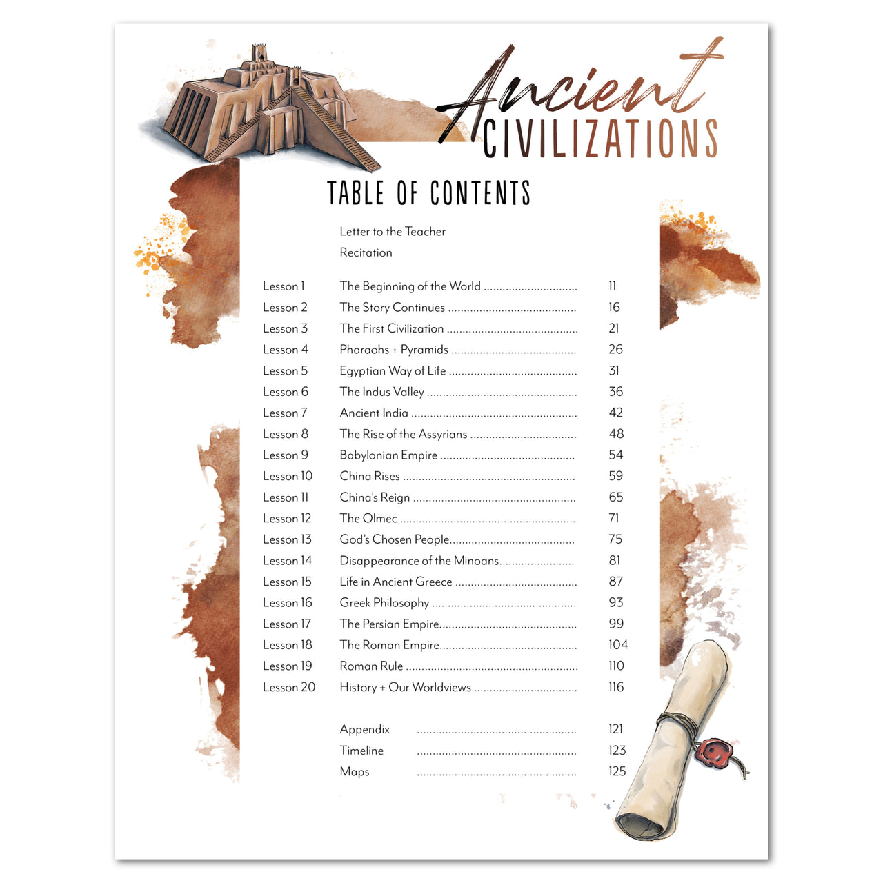 Ancient Civilizations Unit (Digital Bundles) – Gather 'Round Homeschool USA