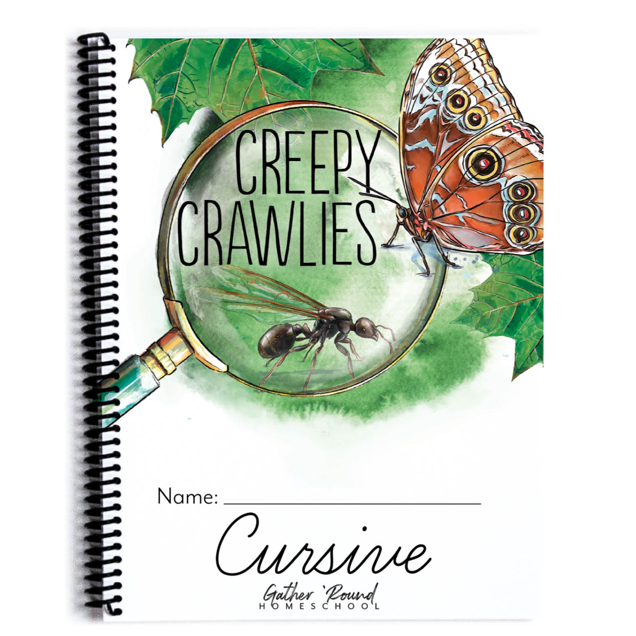 Creepy Crawlies Cursive Writing Book – Gather 'Round Homeschool USA