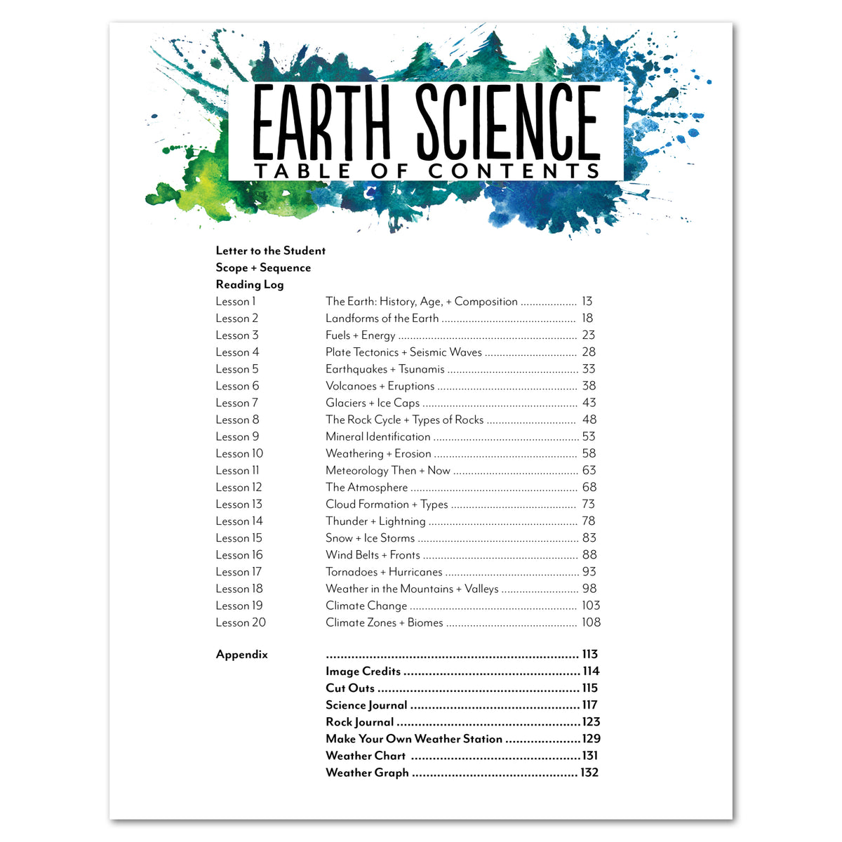 Earth Science Unit (Printed Books) – Gather 'Round Homeschool USA