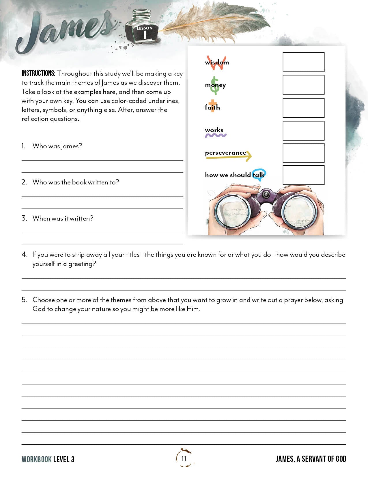 James Bible Study – Gather 'Round Homeschool USA