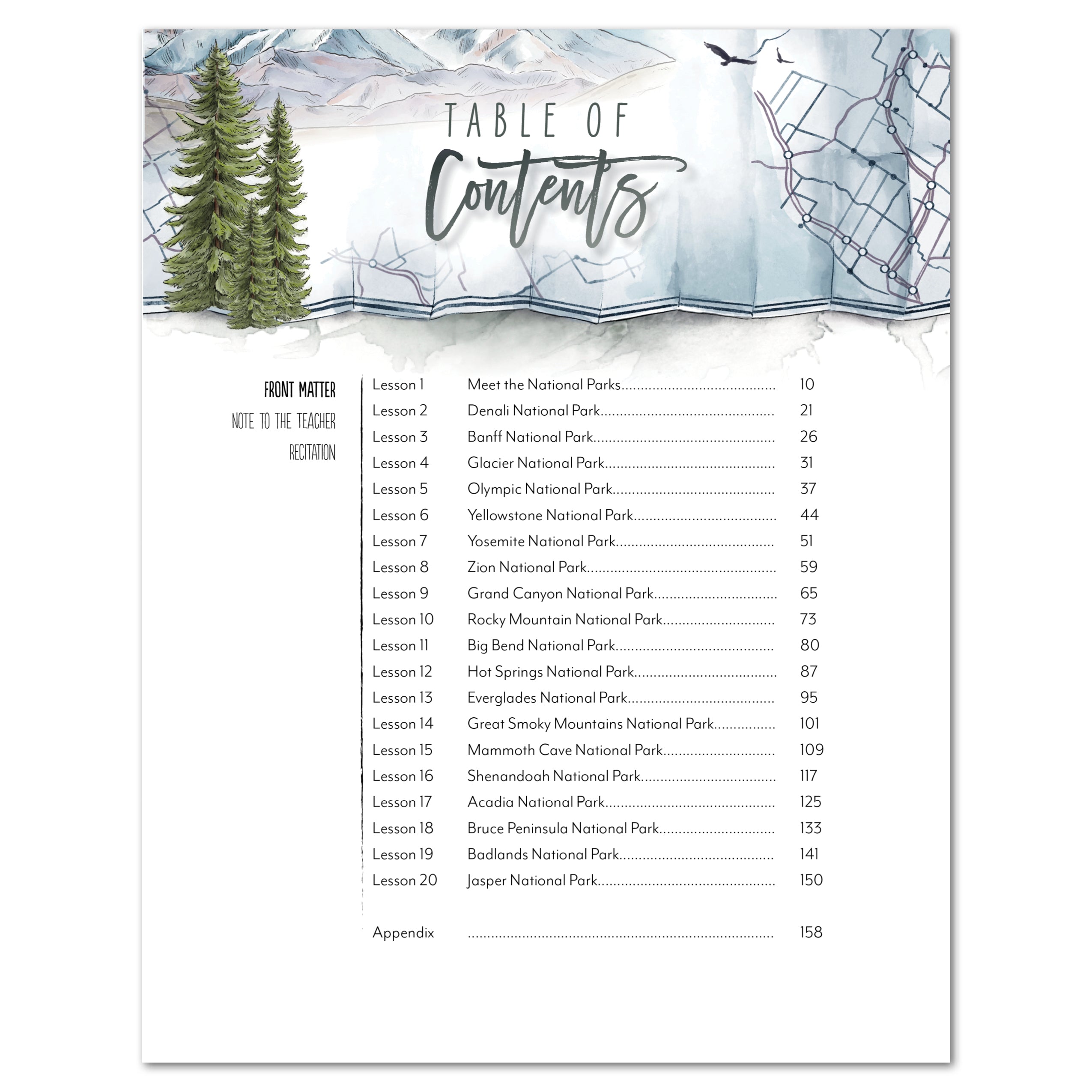 National Parks Unit (Digital Bundles) – Gather 'Round Homeschool USA