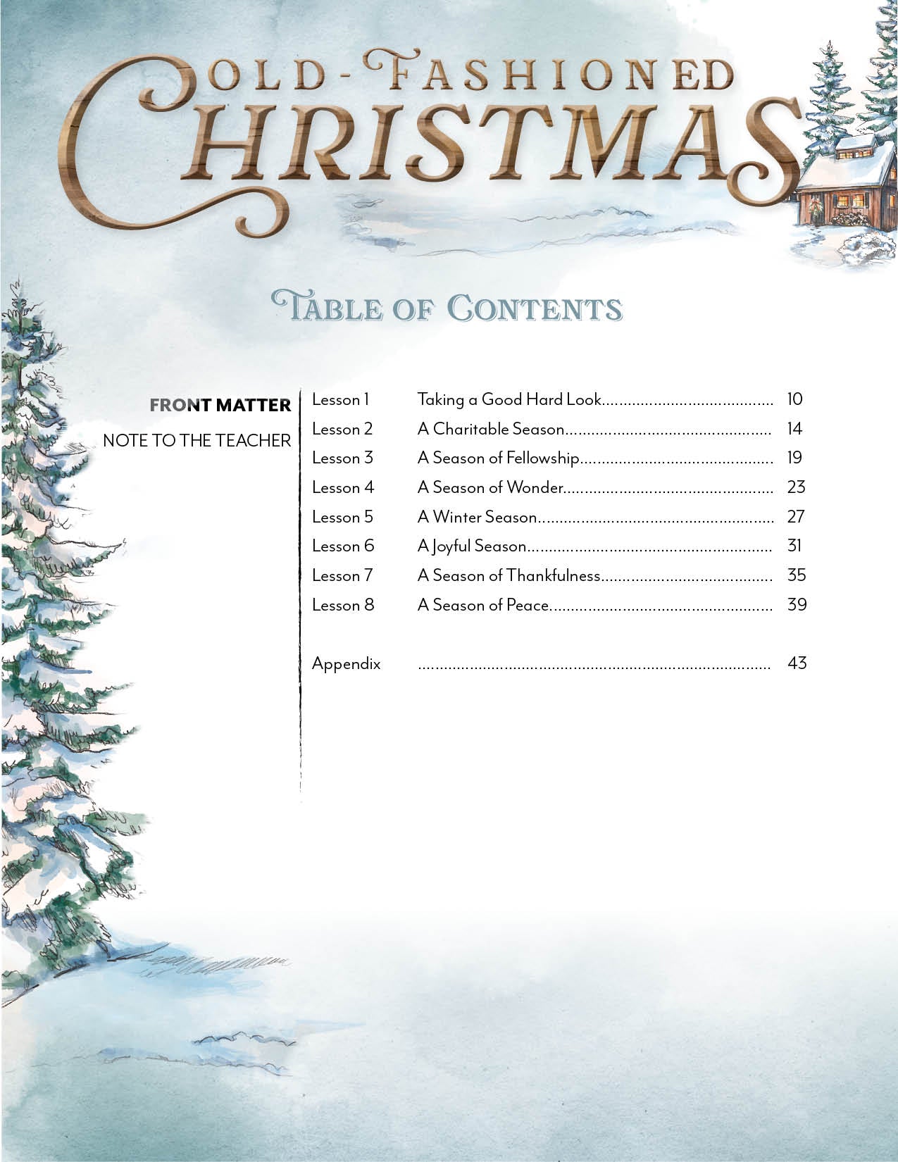 An Old-Fashioned Christmas – Gather 'Round Homeschool USA