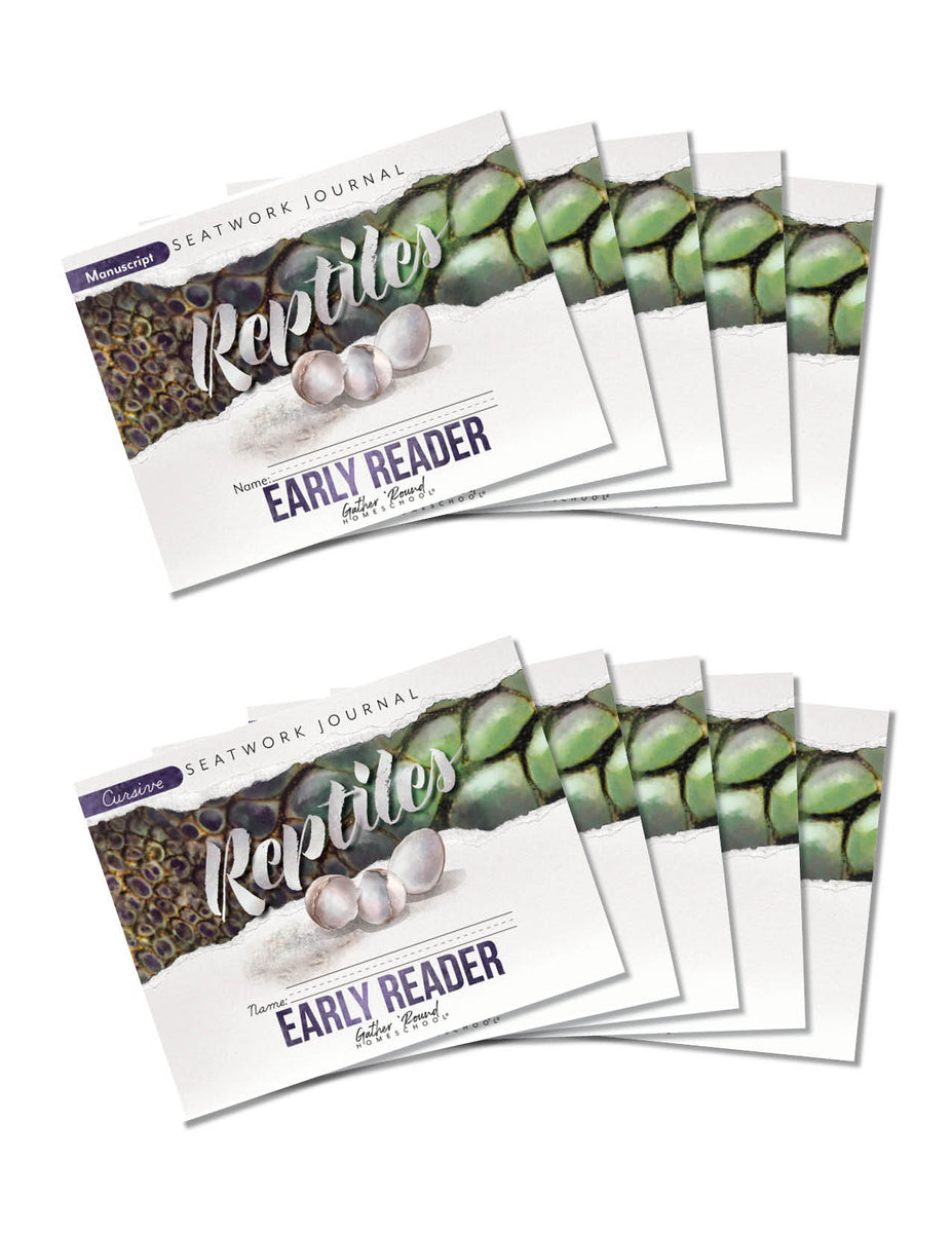 Reptiles Seatwork Books – Gather 'Round Homeschool USA