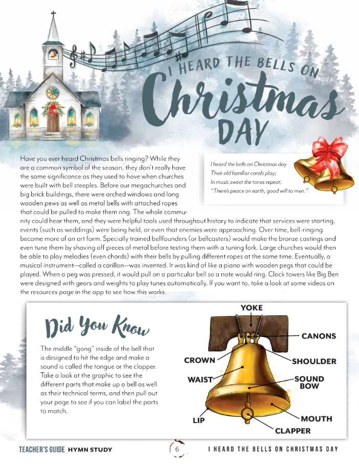 I Heard the Bells on Christmas Day Hymn Study – Gather 'Round ...