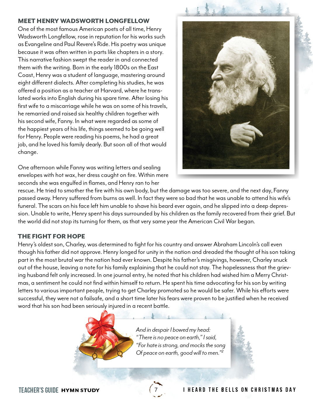 I Heard the Bells on Christmas Day Hymn Study – Gather 'Round ...