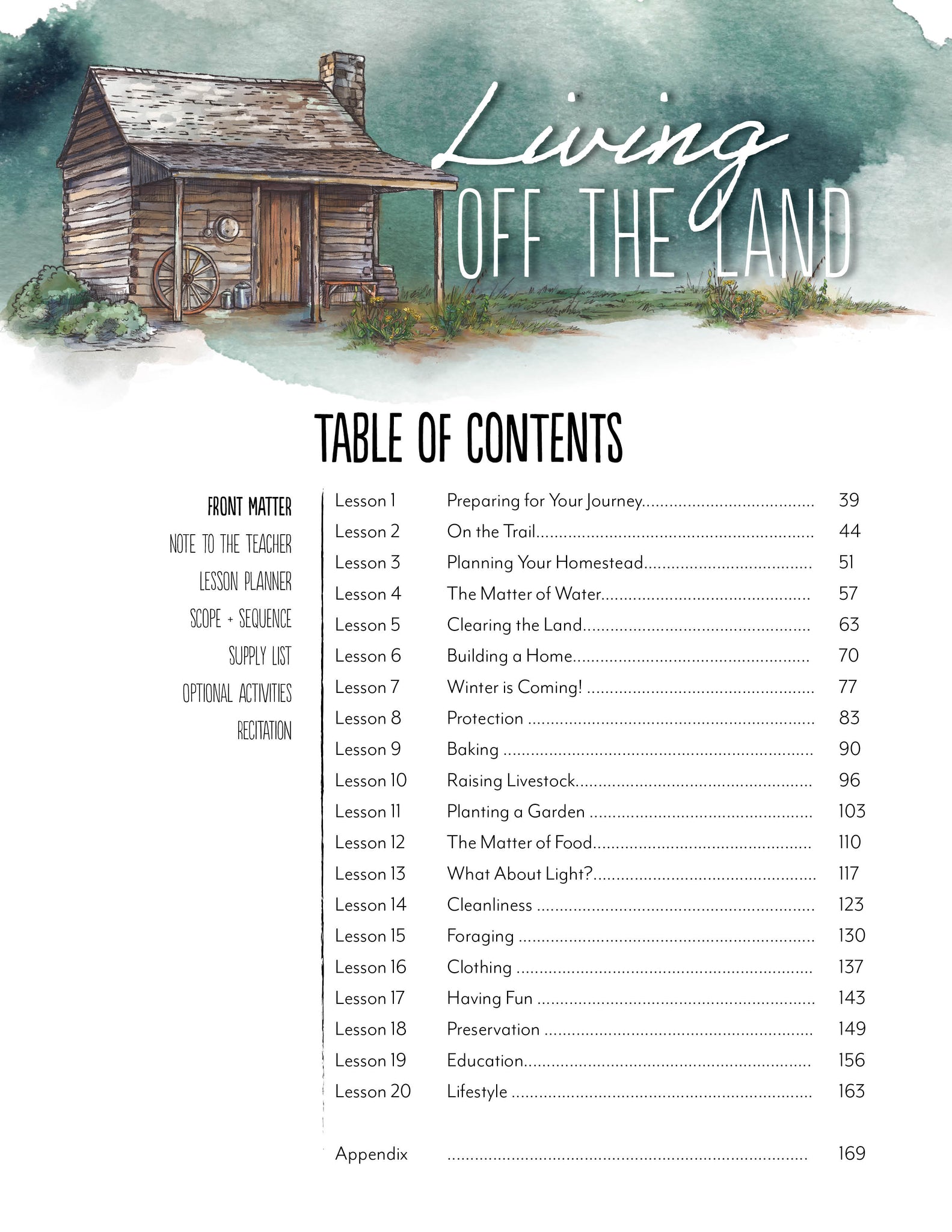 Living Off the Land – Gather 'Round Homeschool USA