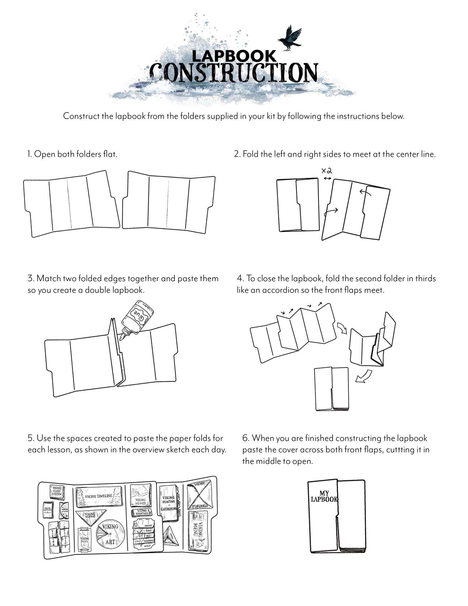 Vikings Lapbook – Gather 'Round Homeschool USA