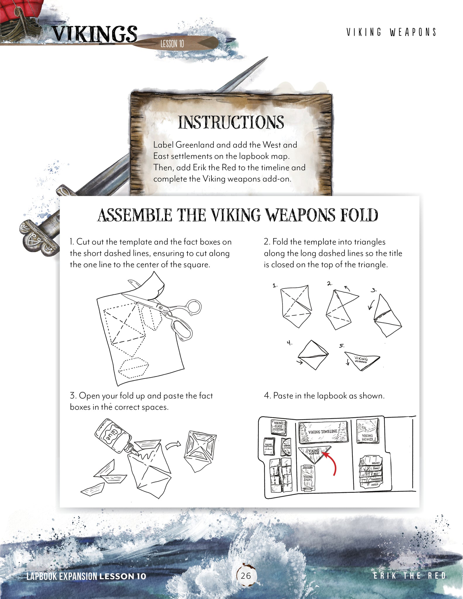 Vikings Lapbook – Gather 'Round Homeschool USA
