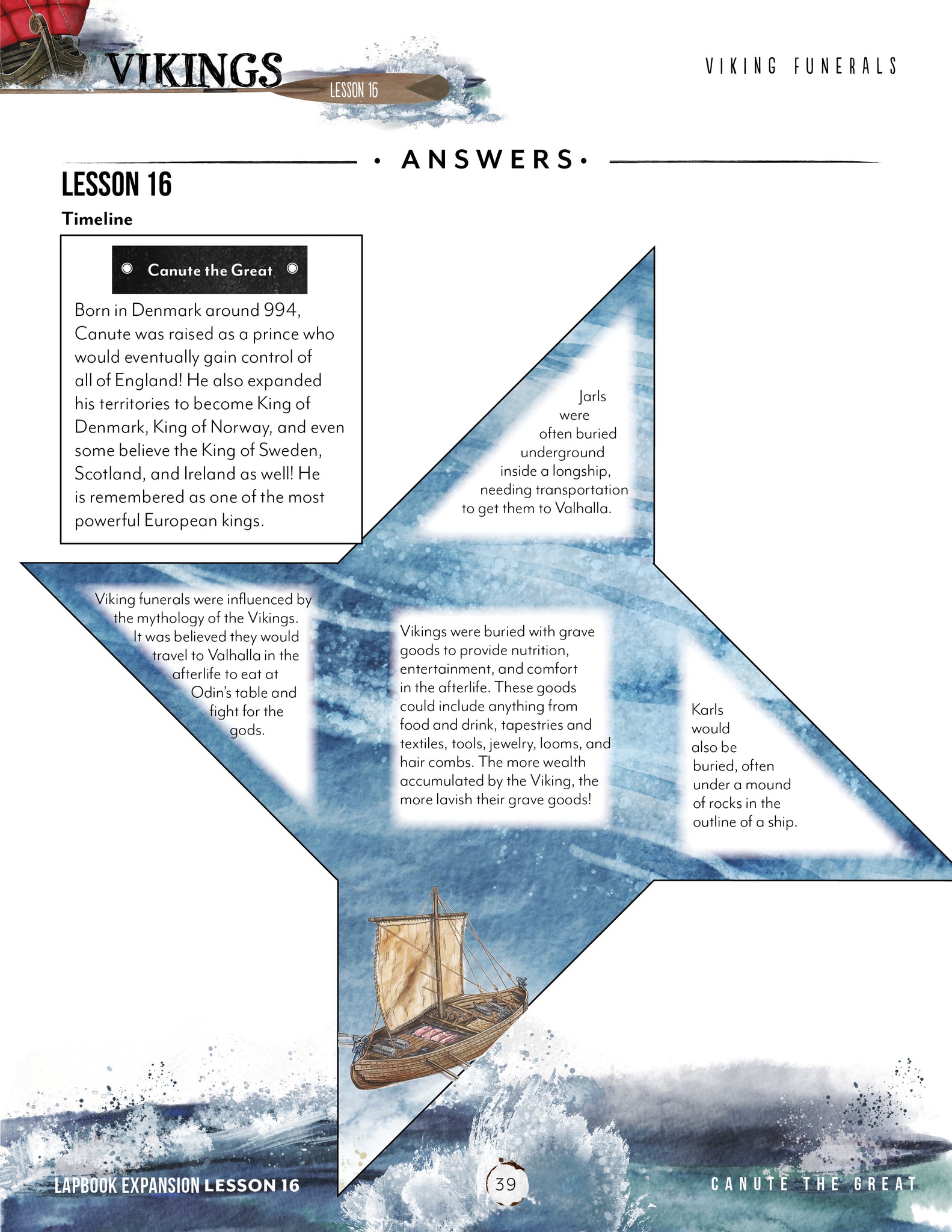 Vikings Lapbook – Gather 'Round Homeschool USA