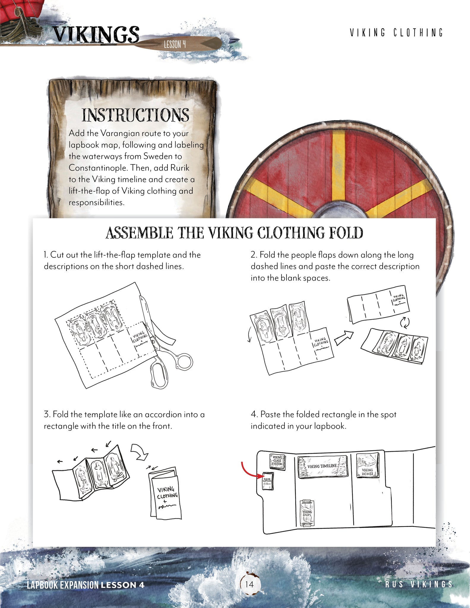 Vikings Lapbook – Gather 'Round Homeschool USA