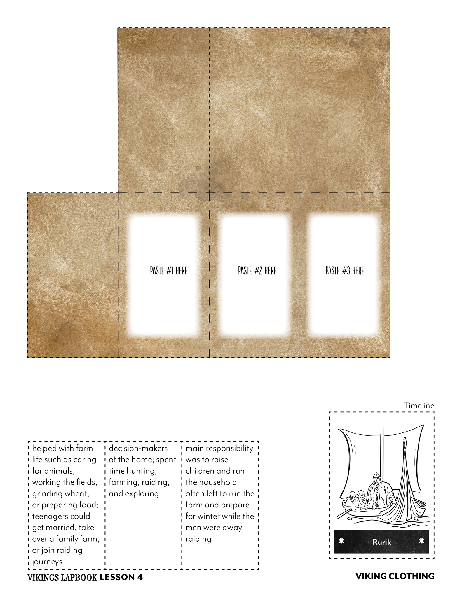 Vikings Lapbook – Gather 'Round Homeschool USA