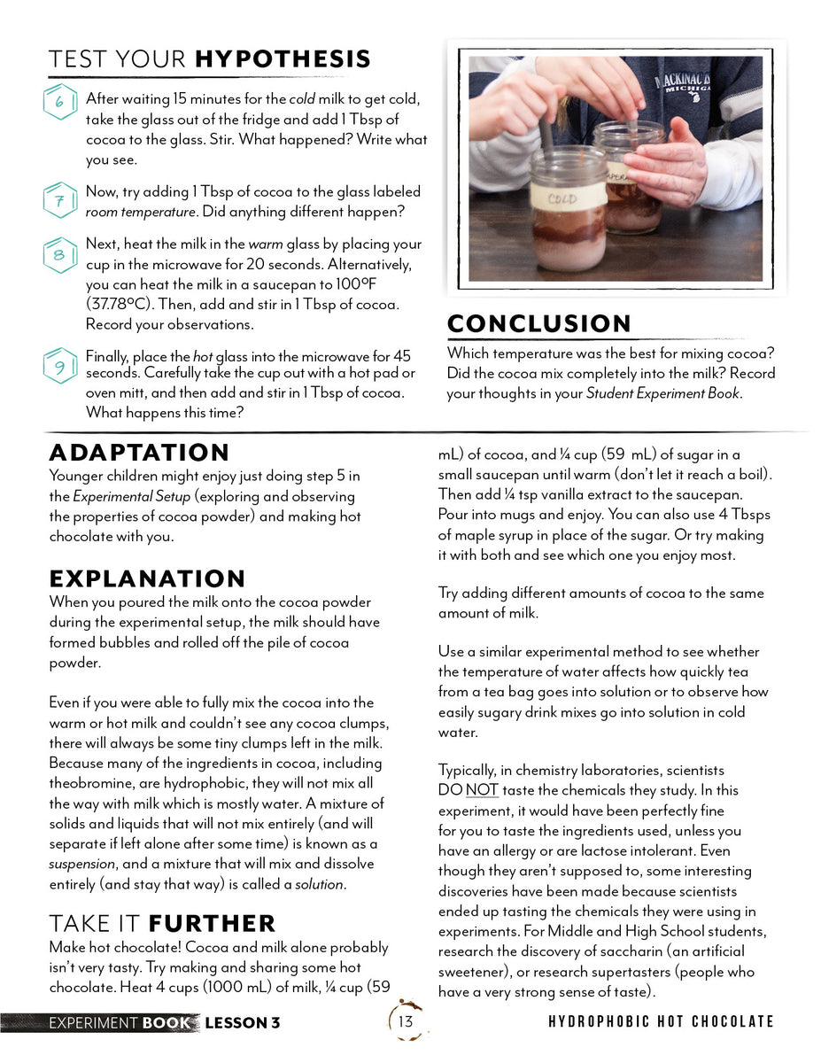 Chemistry Experiment Book – Gather 'Round Homeschool USA