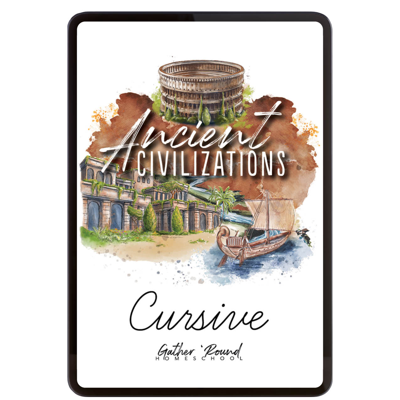 Ancient Civilizations Cursive Writing Book – Gather 'Round Homeschool USA