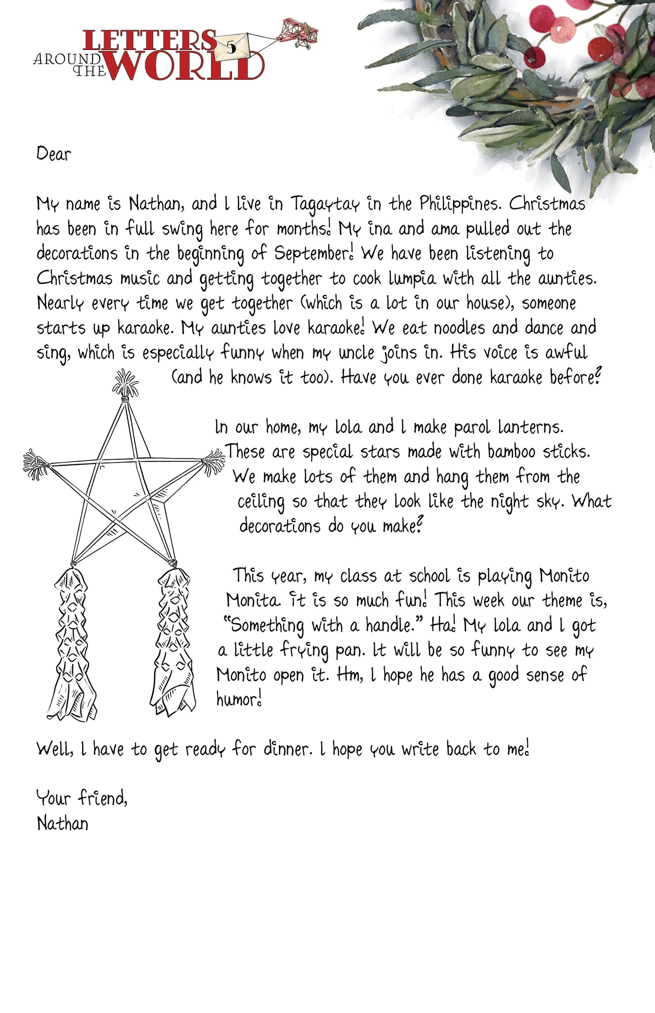Letters Around The World – Gather 'Round Homeschool USA