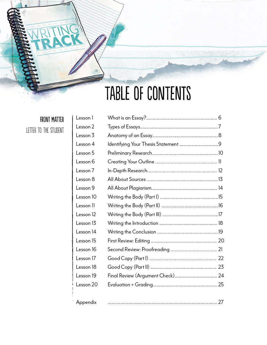 Essay Writing Track – Gather 'Round Homeschool USA