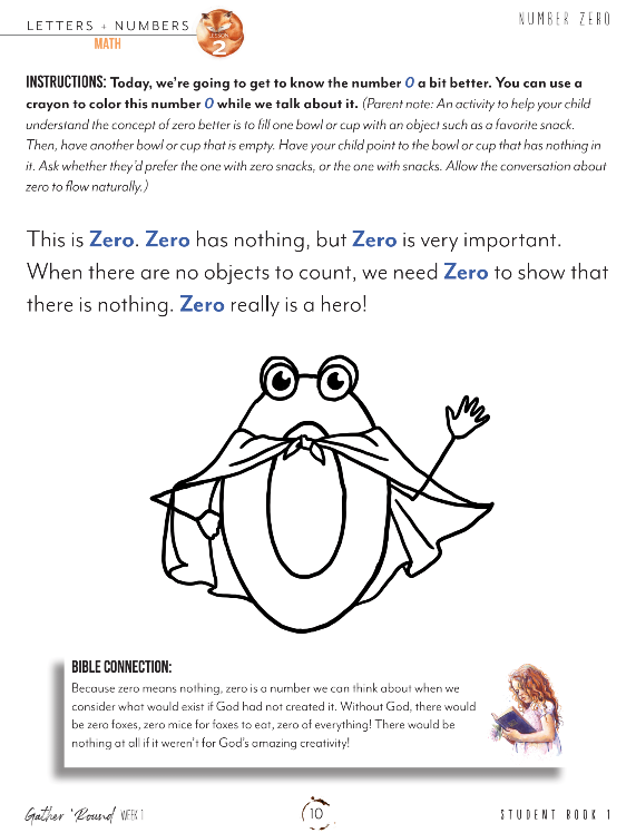 Letters + Numbers 1 – Gather 'Round Homeschool USA