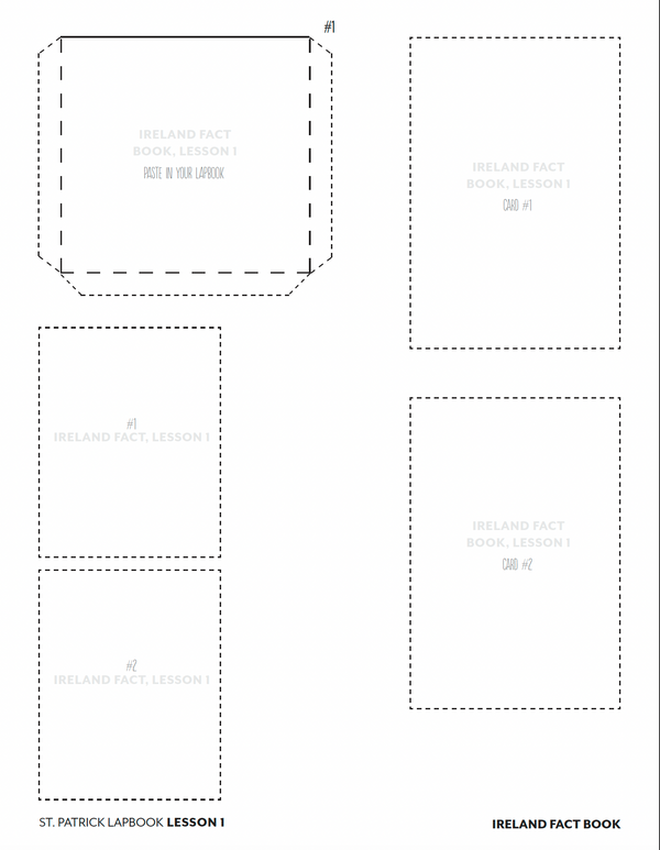 St. Patrick's Day Print Lapbook Individual Add-Ons – Gather 'Round ...