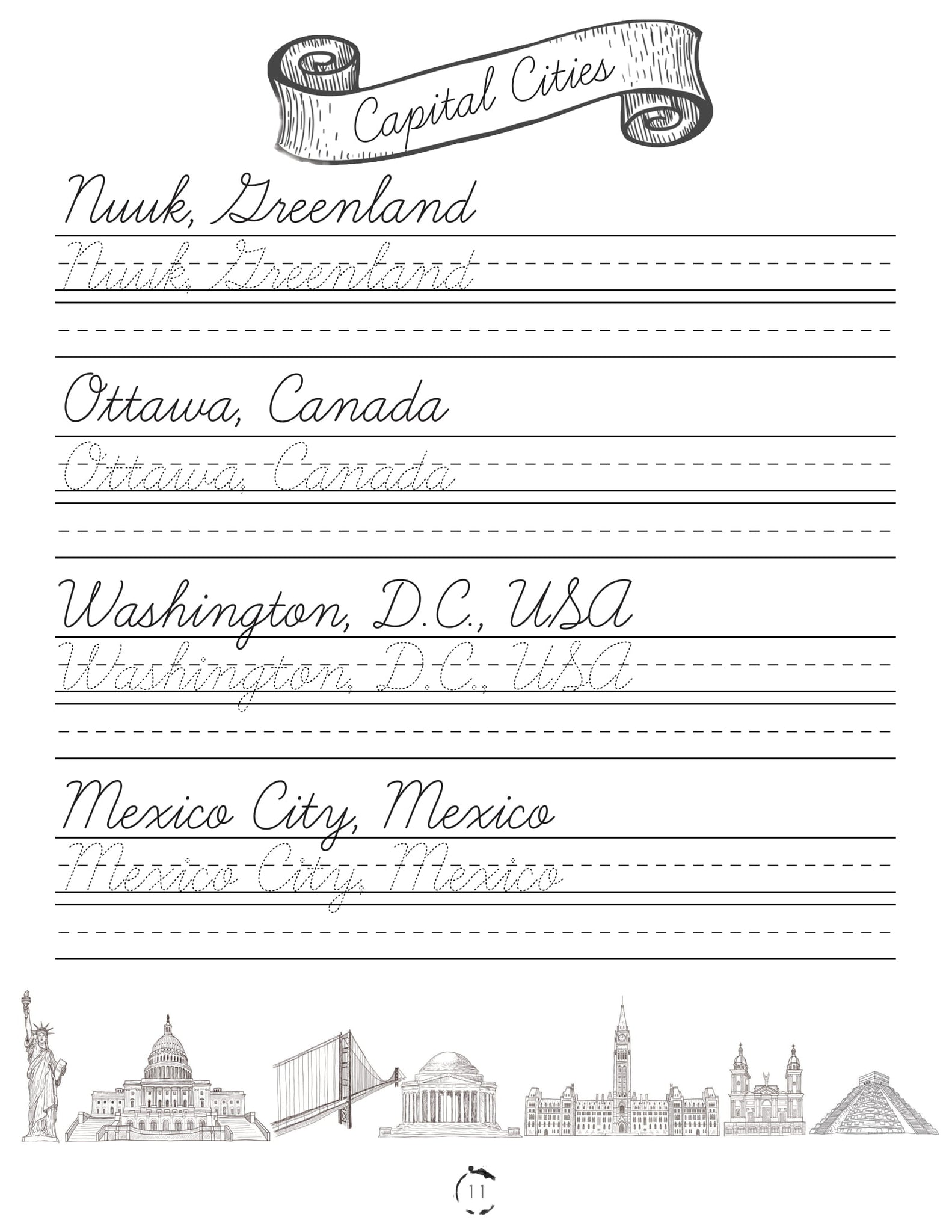 North America Cursive Writing Book – Gather 'Round Homeschool USA