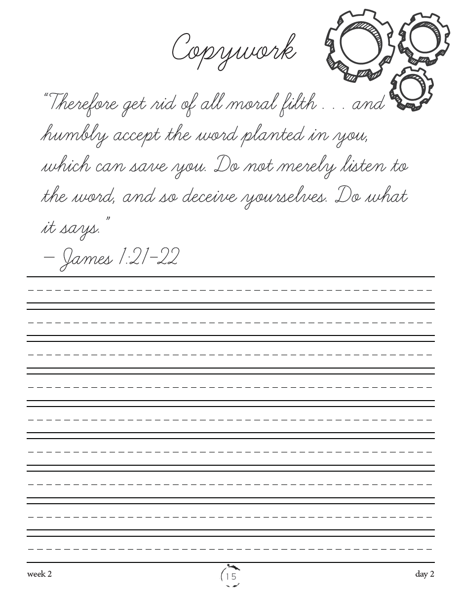 Inventions and Ideas Cursive Writing Book – Gather 'Round Homeschool USA