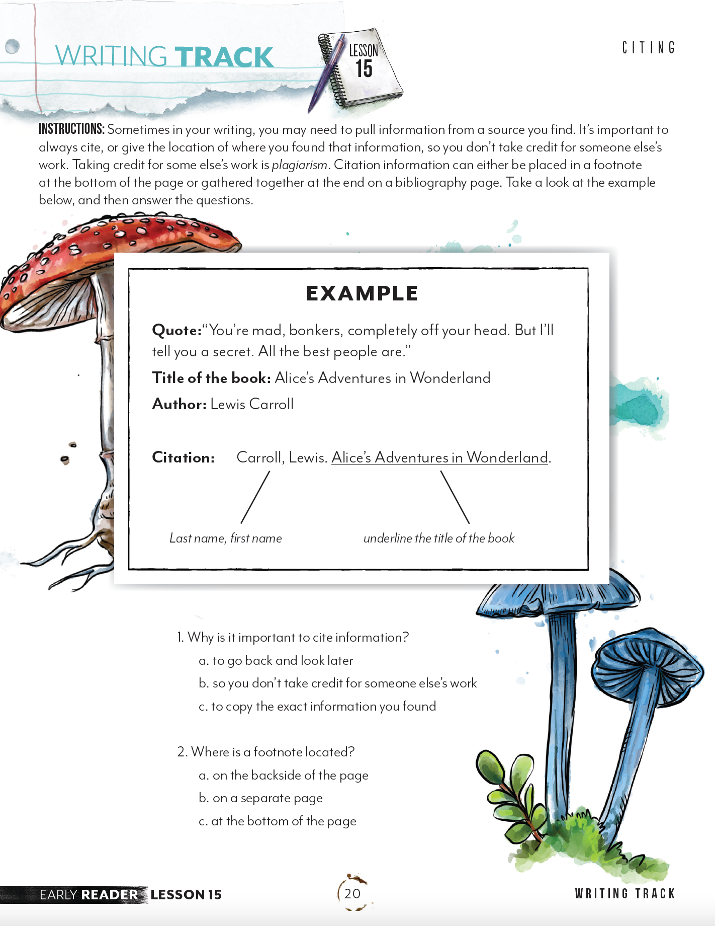 Paragraph Writing Track – Gather 'Round Homeschool USA