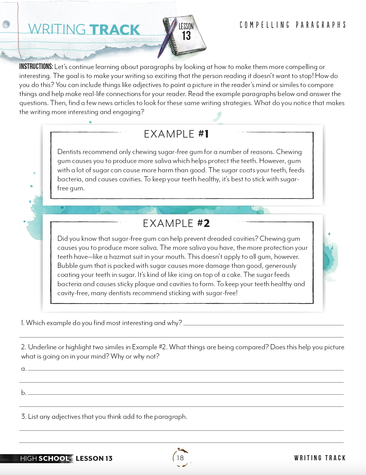 Paragraph Writing Track – Gather 'Round Homeschool USA