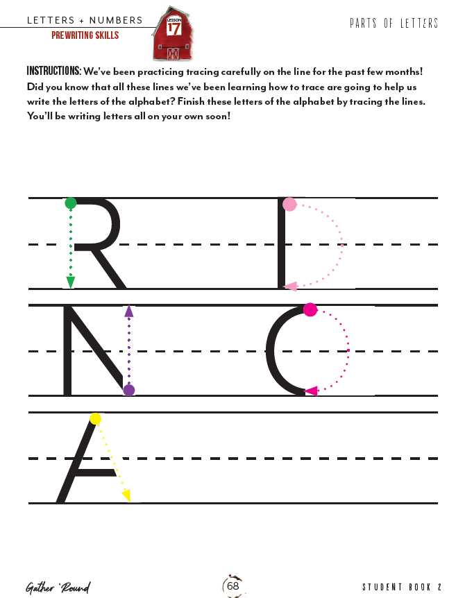 Letters + Numbers 2 – Gather 'Round Homeschool USA