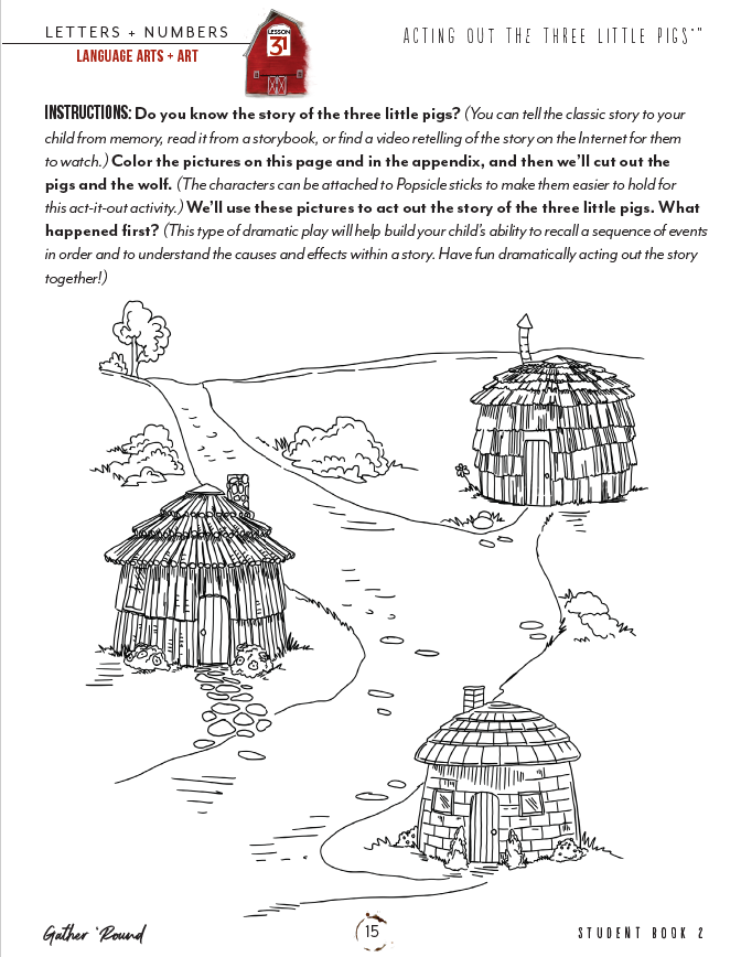 Letters + Numbers 2 – Gather 'Round Homeschool USA