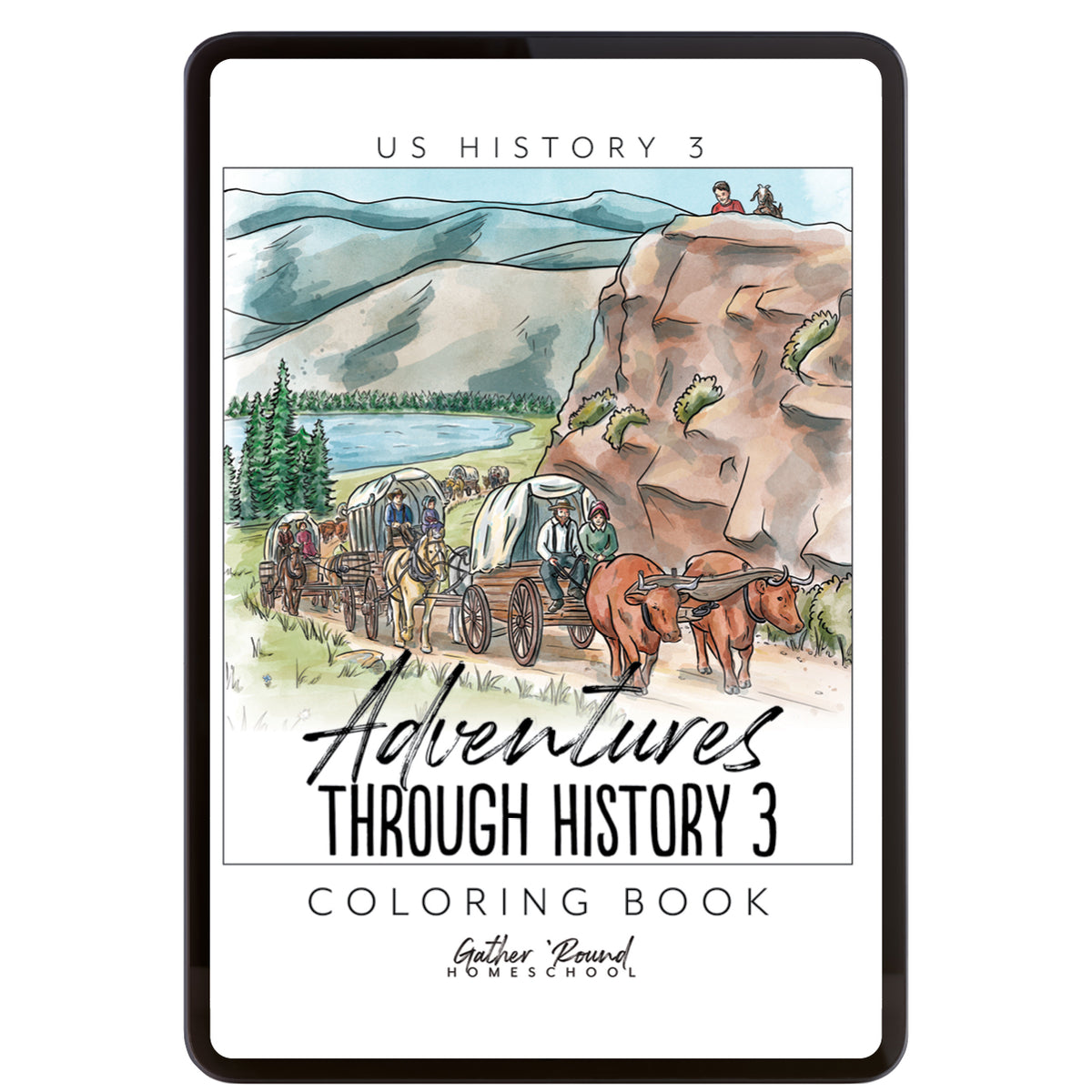 US History 3 Coloring Book – Gather 'Round Homeschool USA